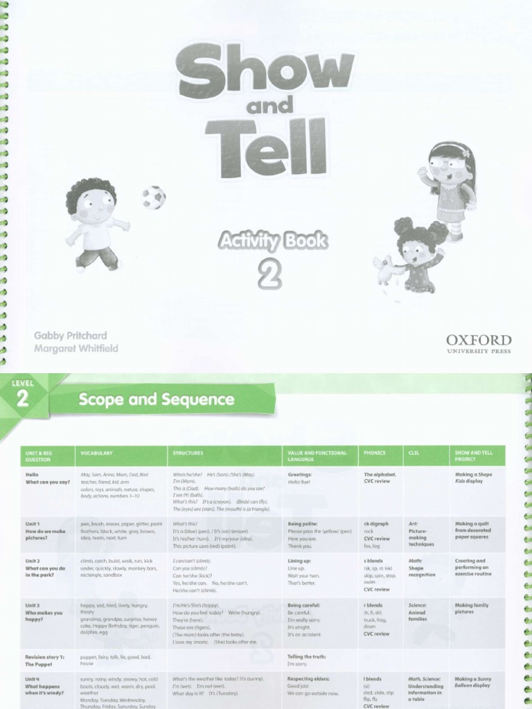 Show and Tell 2 Activity Book | PDF