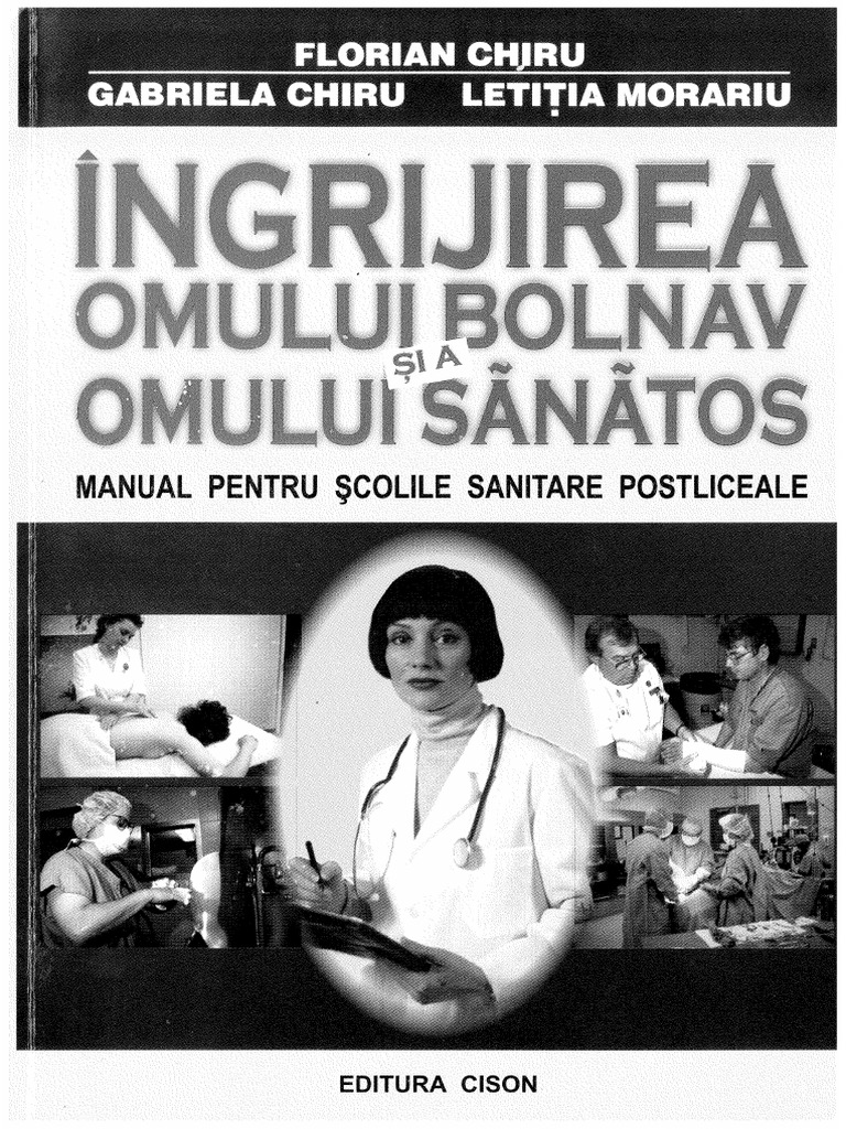 Ingrijirea Omului Bolnav Si A Omului Sanatos Chircu | PDF
