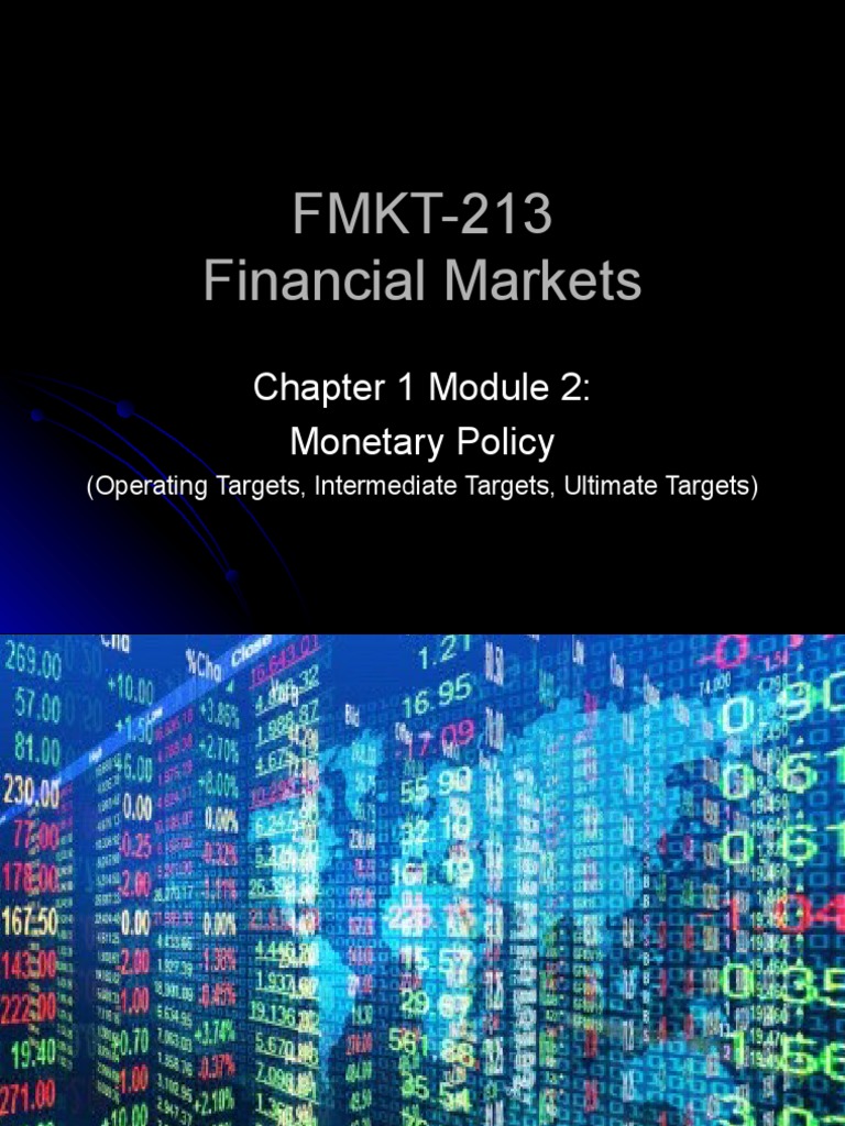 FMKT Chapter 1 Module 2 Monetary Policy | PDF | Monetary Policy | Central Banks