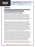 James Weldon Johnson's Courageous Sonnet | PDF | Poetry | Creative ...