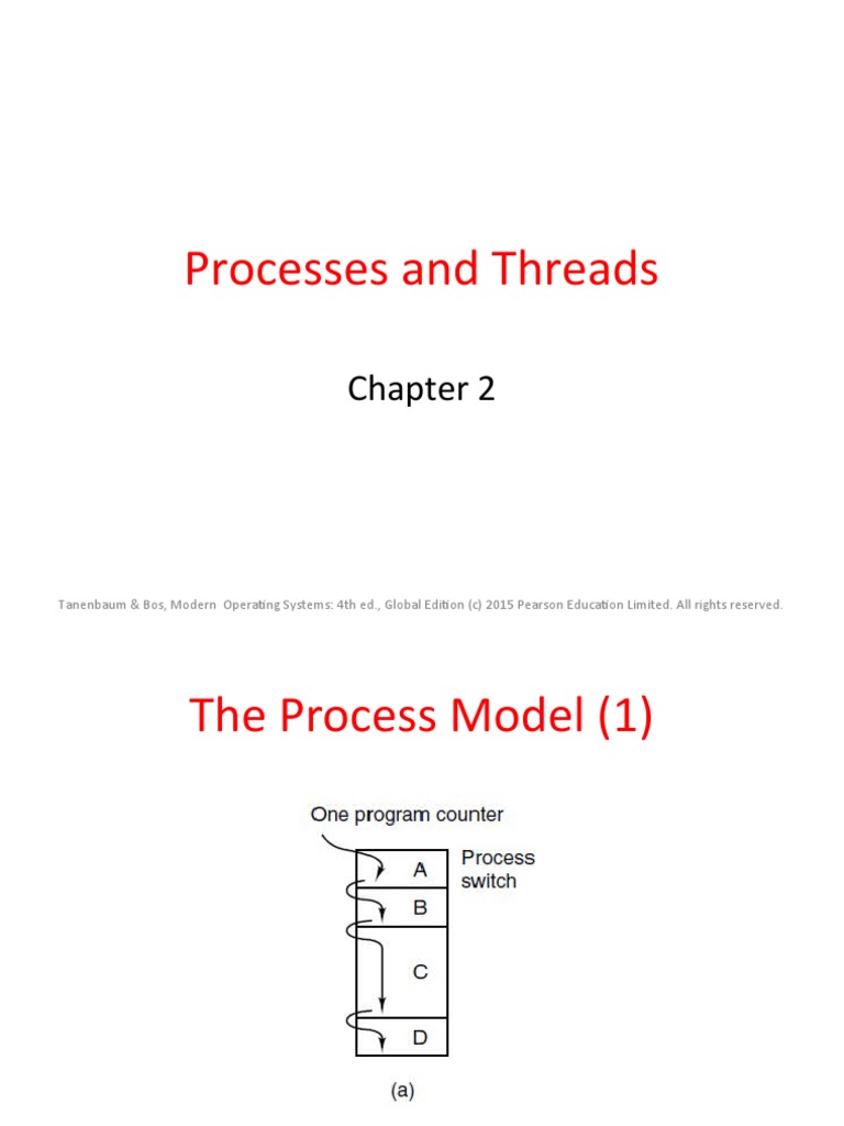 Chapter02-Processes and Threads | PDF | Scheduling (Computing) | Thread (Computing)