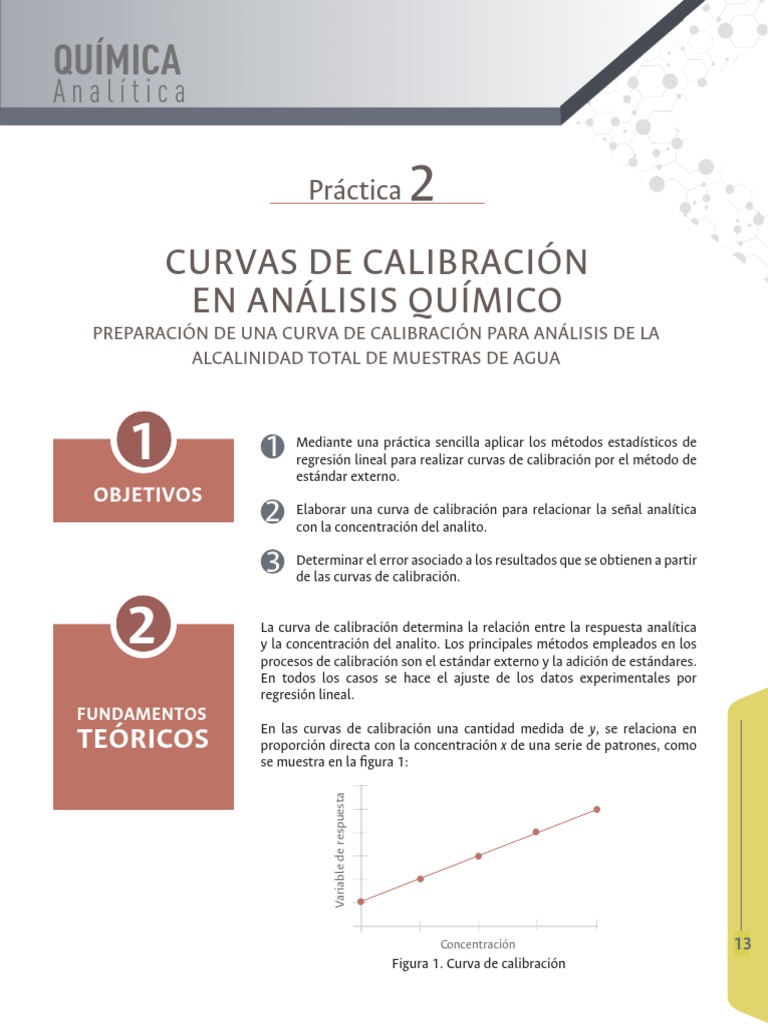 2-Curvas de Calibración en Análisis Químico | PDF | Calibración ...