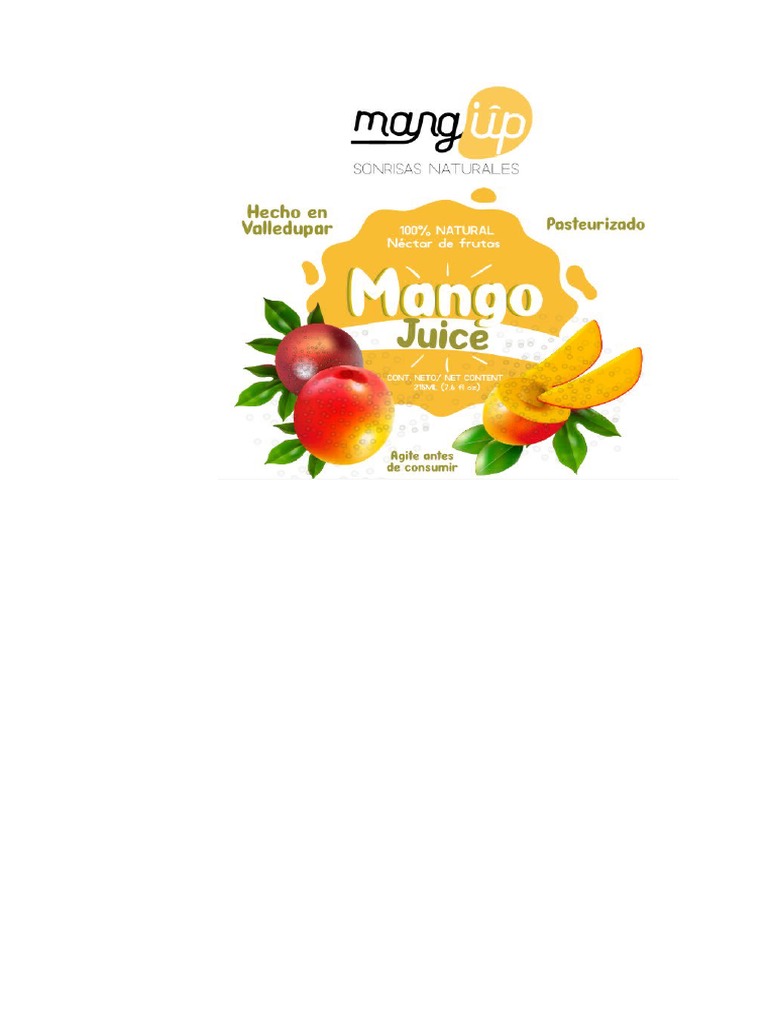 Proyecto Mangup | PDF | Mango | Colombia