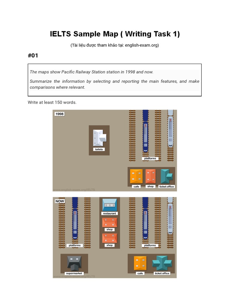 Writing Task 1 - Sample Map | PDF | Dormitory