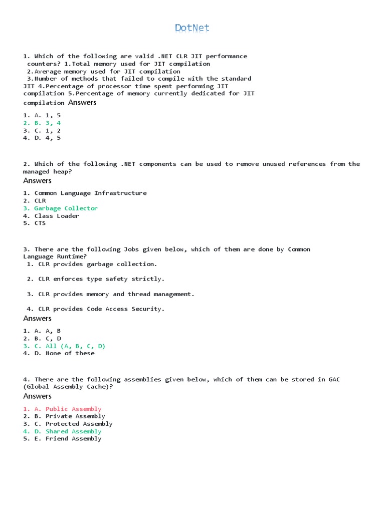 DotNet MOCK | PDF | Language Integrated Query | Class (Computer Programming)