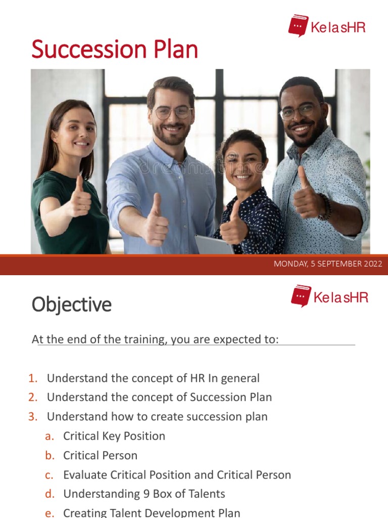 Succession Plan Hr Staff Bnsp Pdf