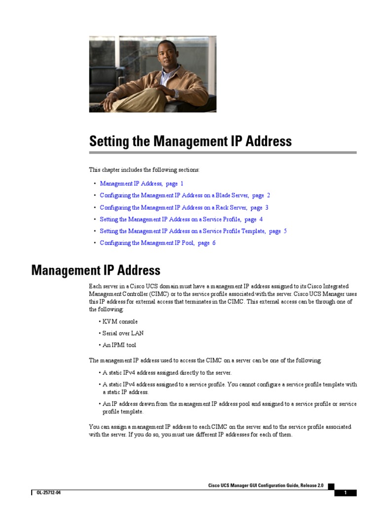 B Ucsm Gui Configuration Guide 2 0 Chapter 011011 Pdf Ip Address Internet Protocols 