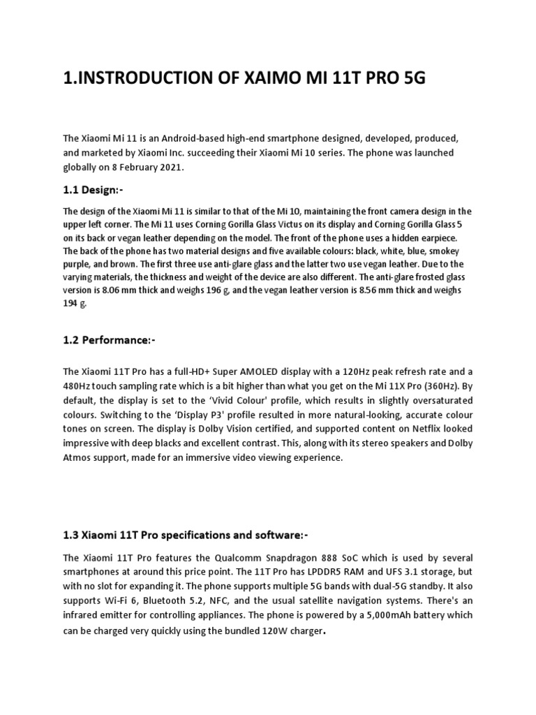 IMOR Assignment 1 | PDF | Mobile Computers | Smart Devices