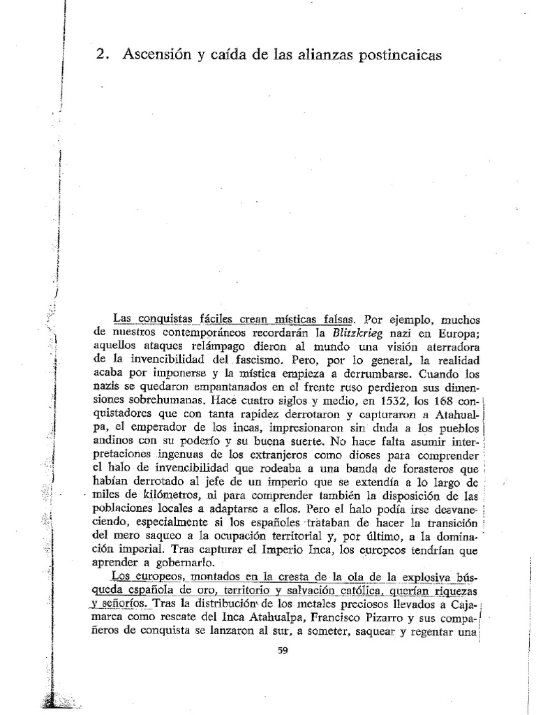Stern. Cap.2. Ascencion y Caida de Las Alianzas Postincaicas | PDF