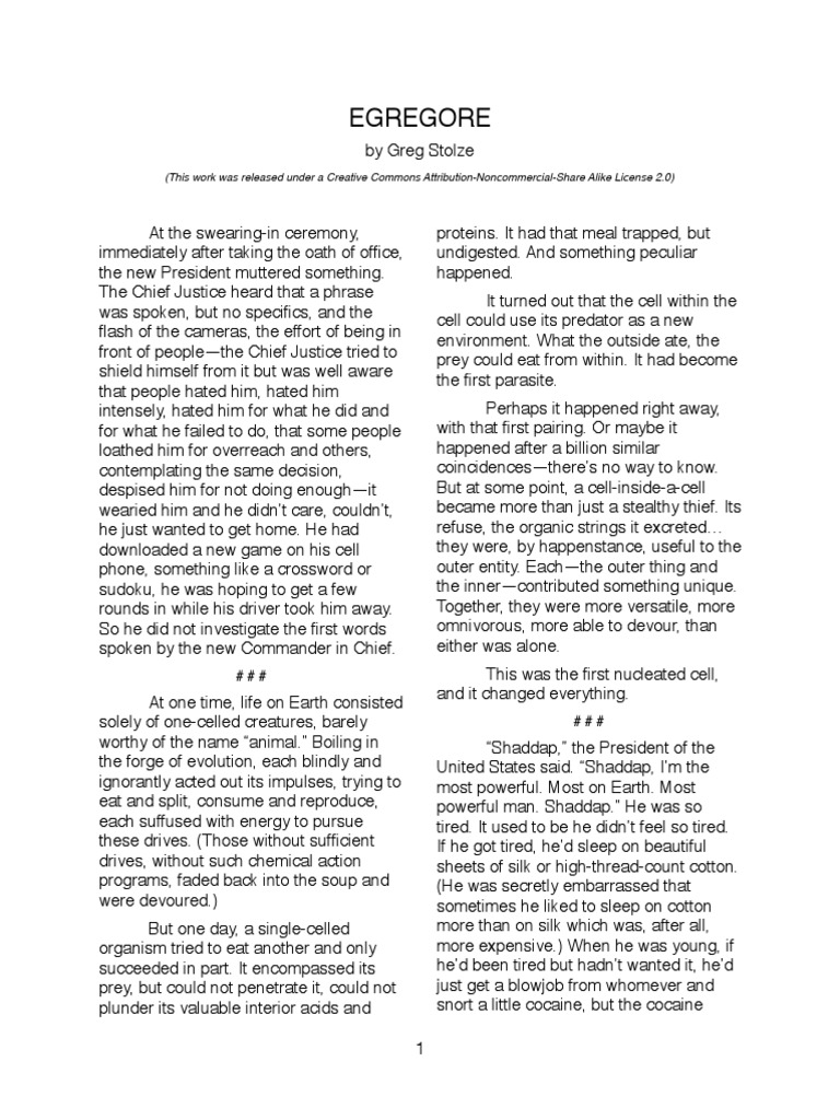 Egregore | Download Free PDF | Consciousness | Mind