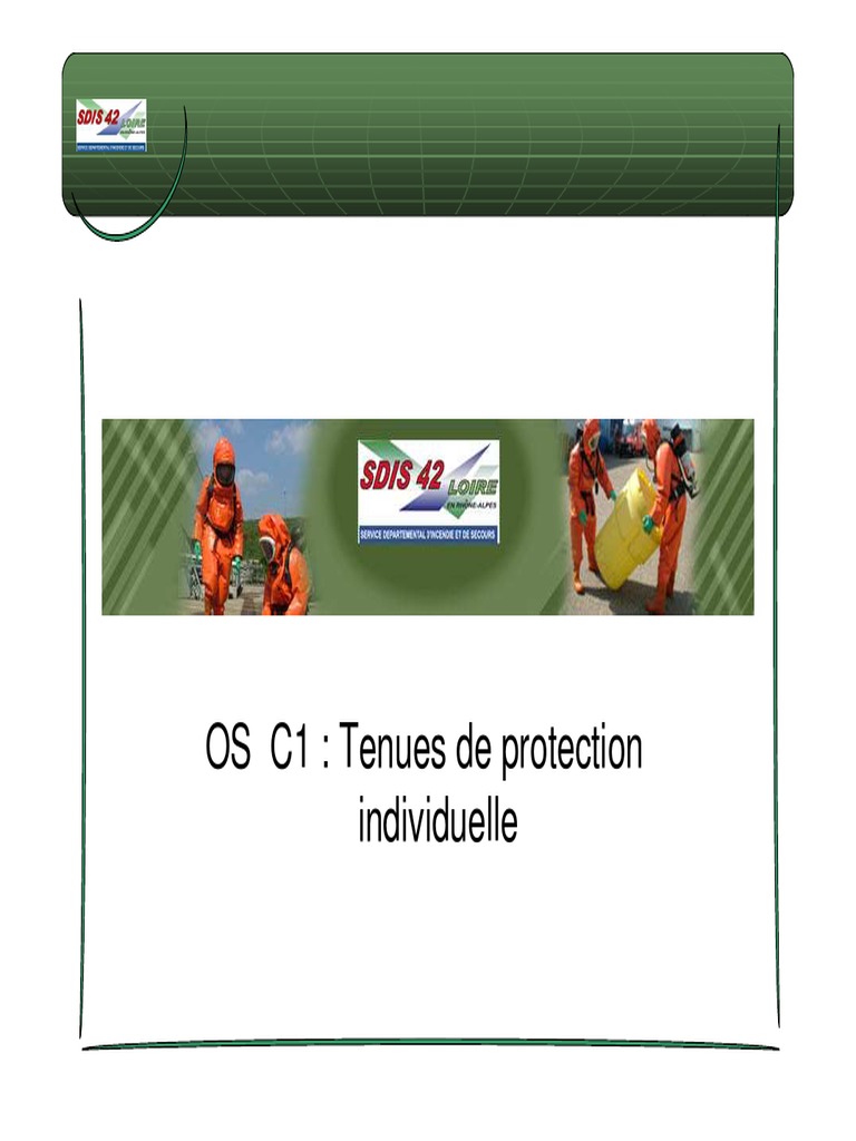 Tenues de Protection Individuelle | PDF | Arme nucléaire, radiologique ...