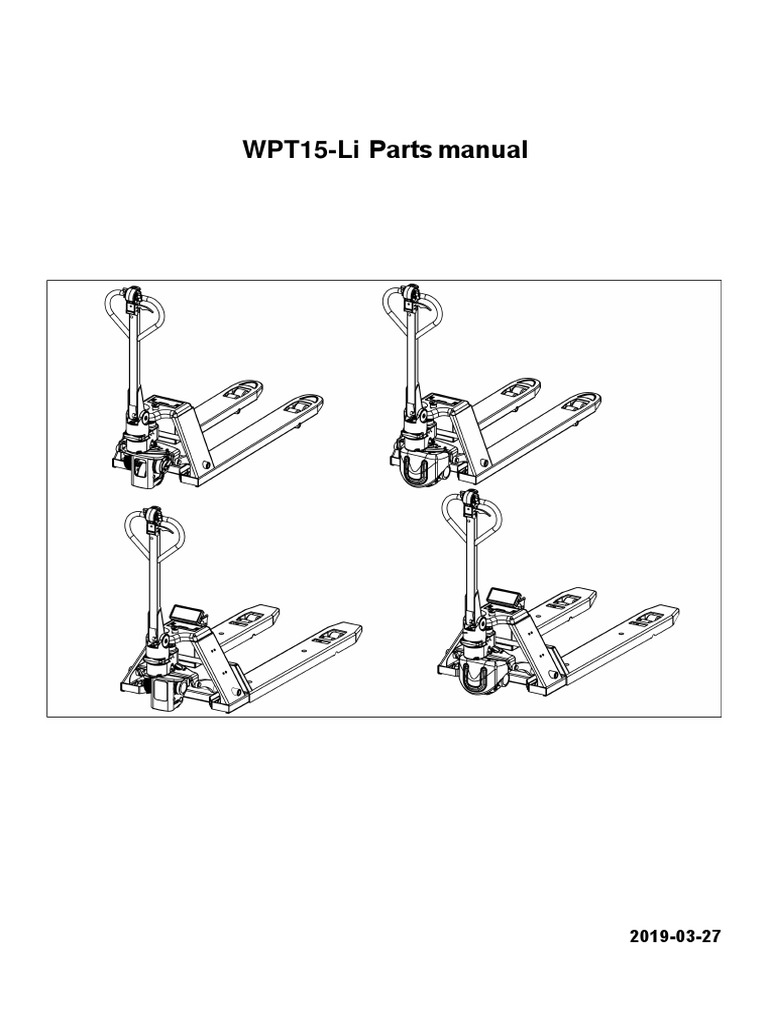 Catalogo Hu-Lift Ept15mh y MHP | PDF