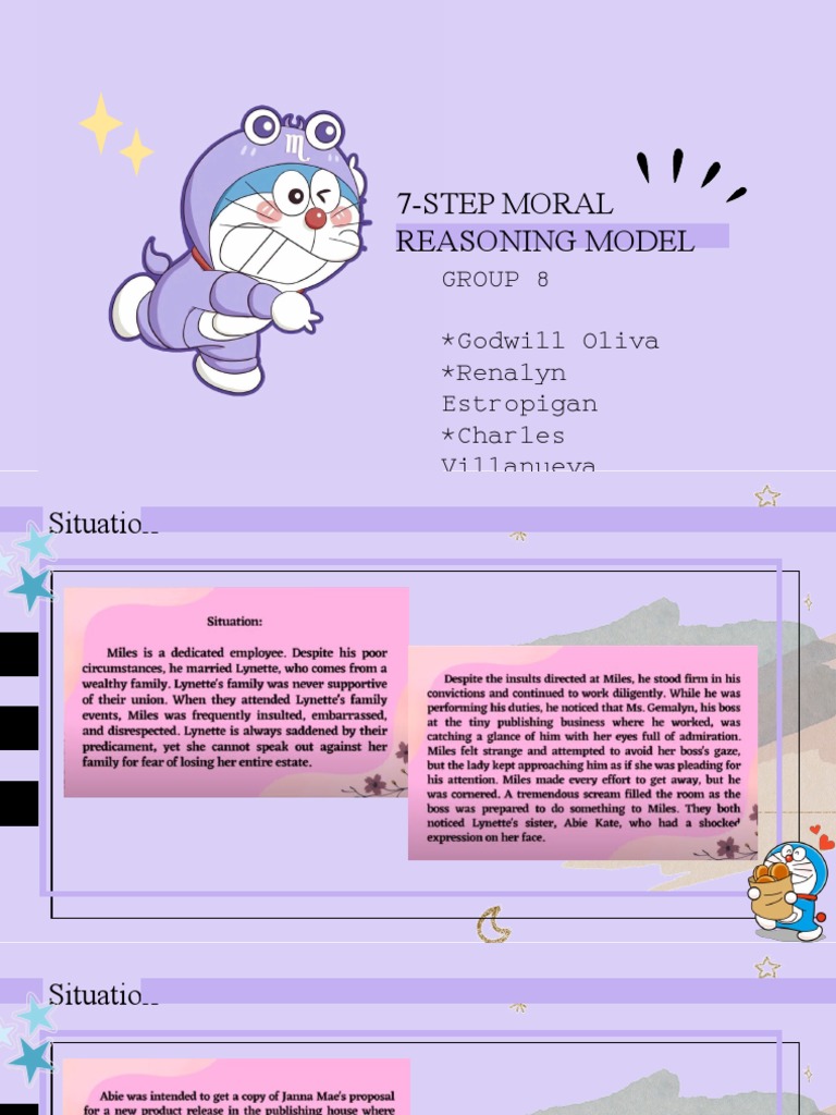 7 - Steps of Moral Reasoning Model | PDF