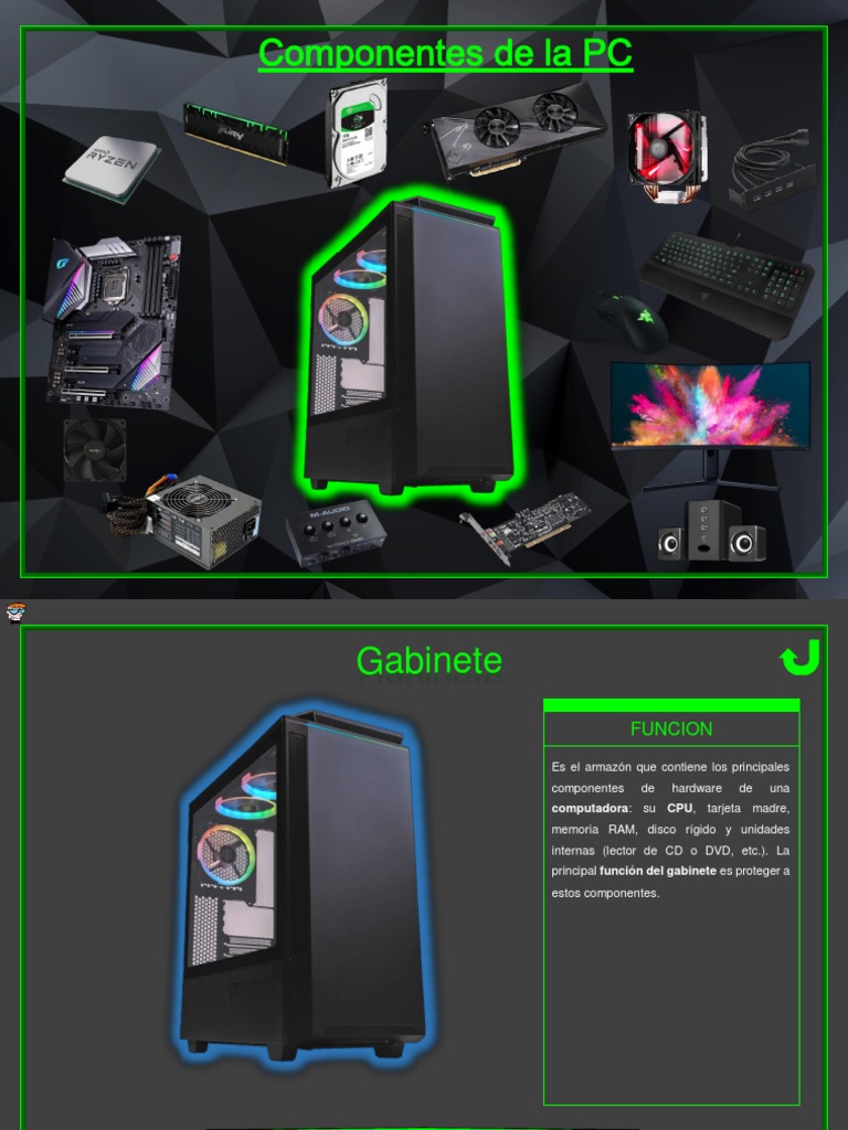 Componentes de La PC | PDF | Hardware de la computadora | Periférico