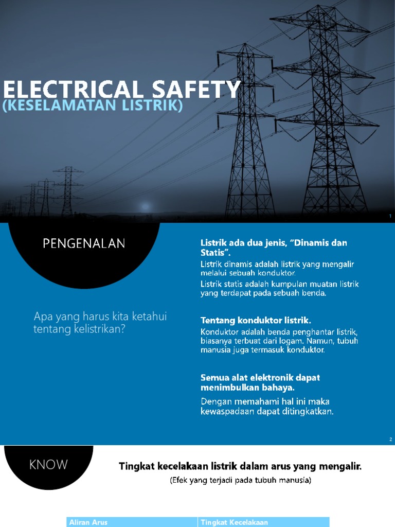 Keselamatan Listrik 1 | PDF