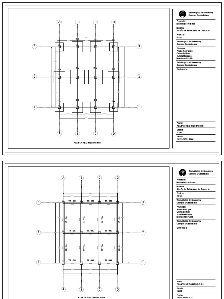 Planos Estructuras | PDF