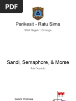 Soal Sandi Pramuka Penggalang SMP Fix | PDF