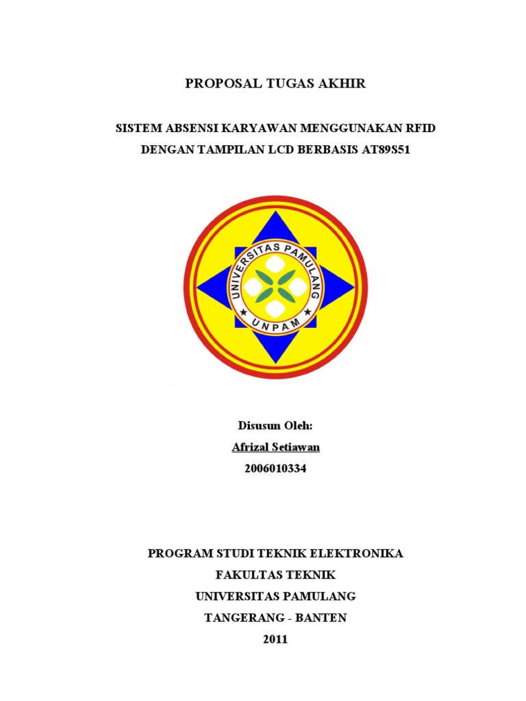 Sistem Absen Menggunakan RFID | PDF | Komputer