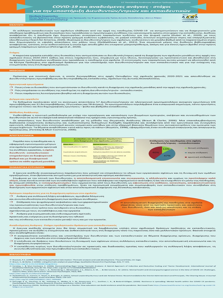 «Covid-19 και αναδυόμενες ανάγκες» | PDF