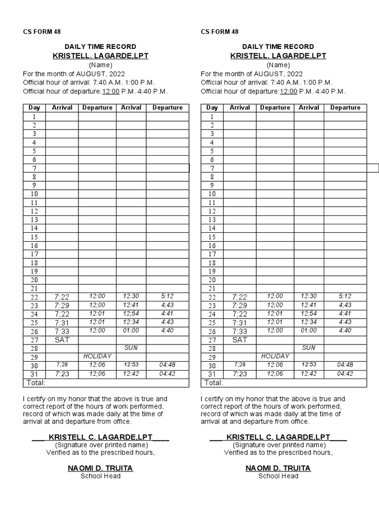 DTR-Blank-Form-1-Copy (1), NHEZAN | PDF