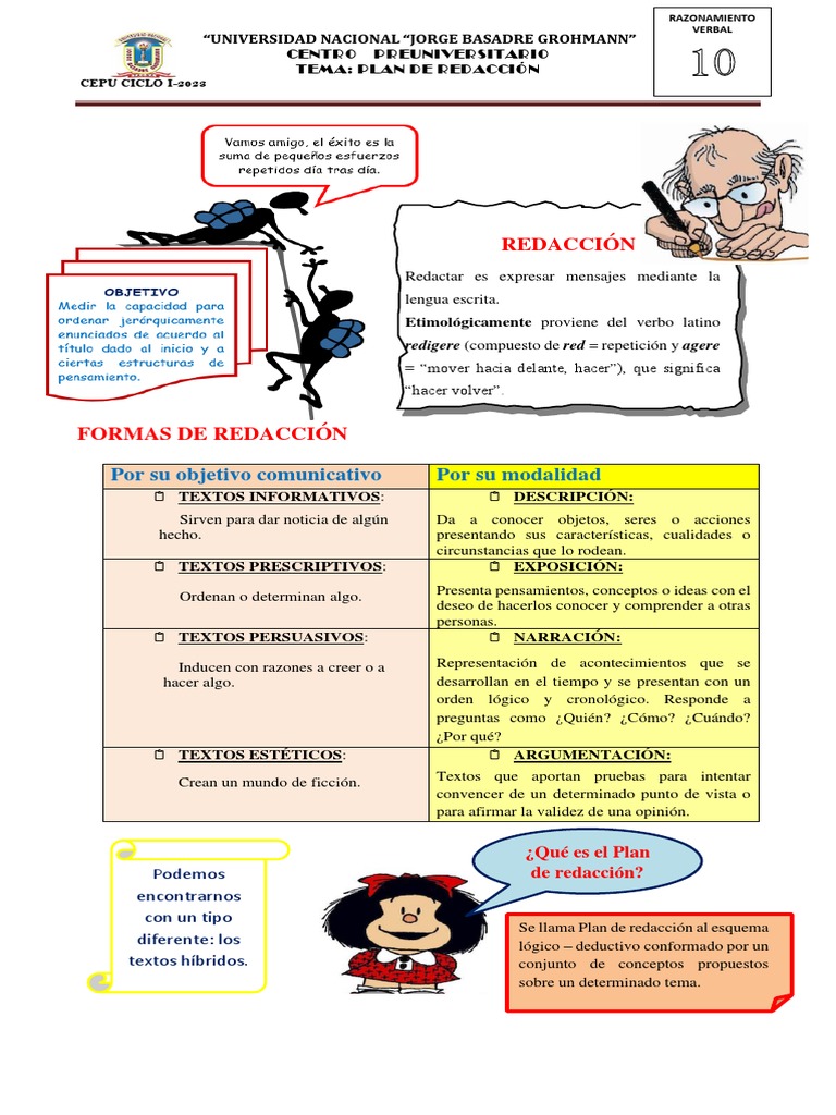 Práctica N°10 Razonamiento Verbal Con Claves | PDF