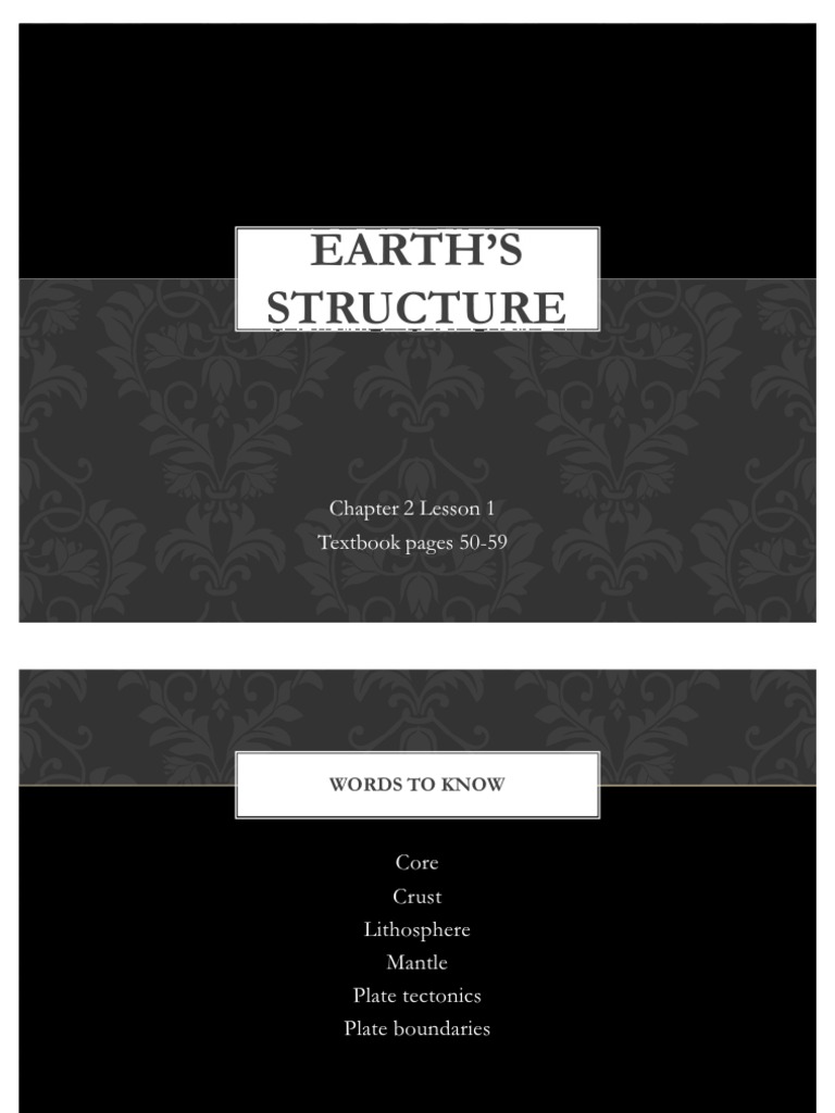 Chapter 2: Earth's Structure | PDF