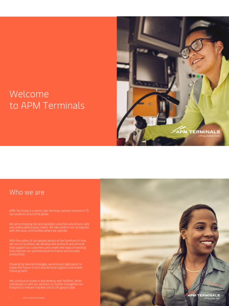Welcome To APM Terminals: Classification: Public | PDF | Port | Transport