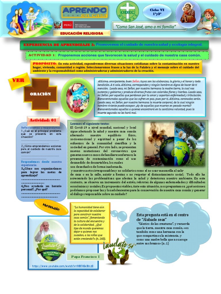 EXP 3 - 1°y 2°ACTIVIDAD | PDF