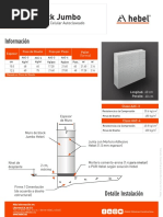 Ficha Técnica de Block Hebel | PDF
