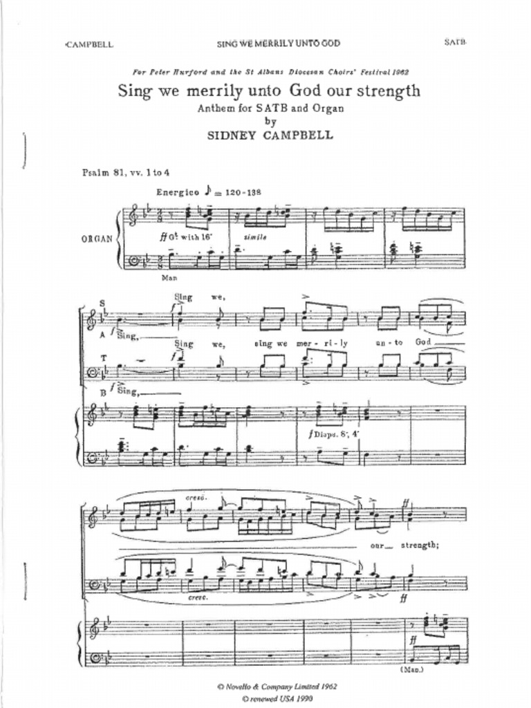 Campbell Sing We Merrily | PDF