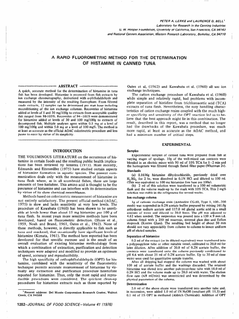 Rapid Fluorometric Method For The Determination | PDF | Buffer Solution ...