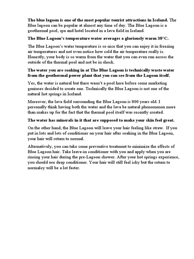 The Blue Lagoon | PDF