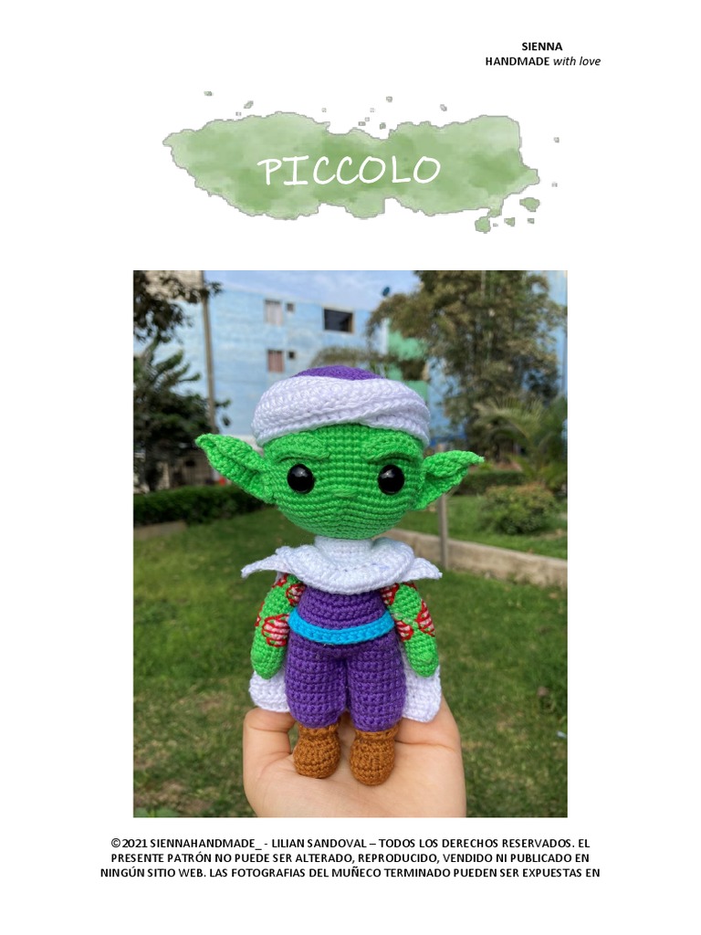 Piccolo Dragon Ball | PDF | Textiles | Costura