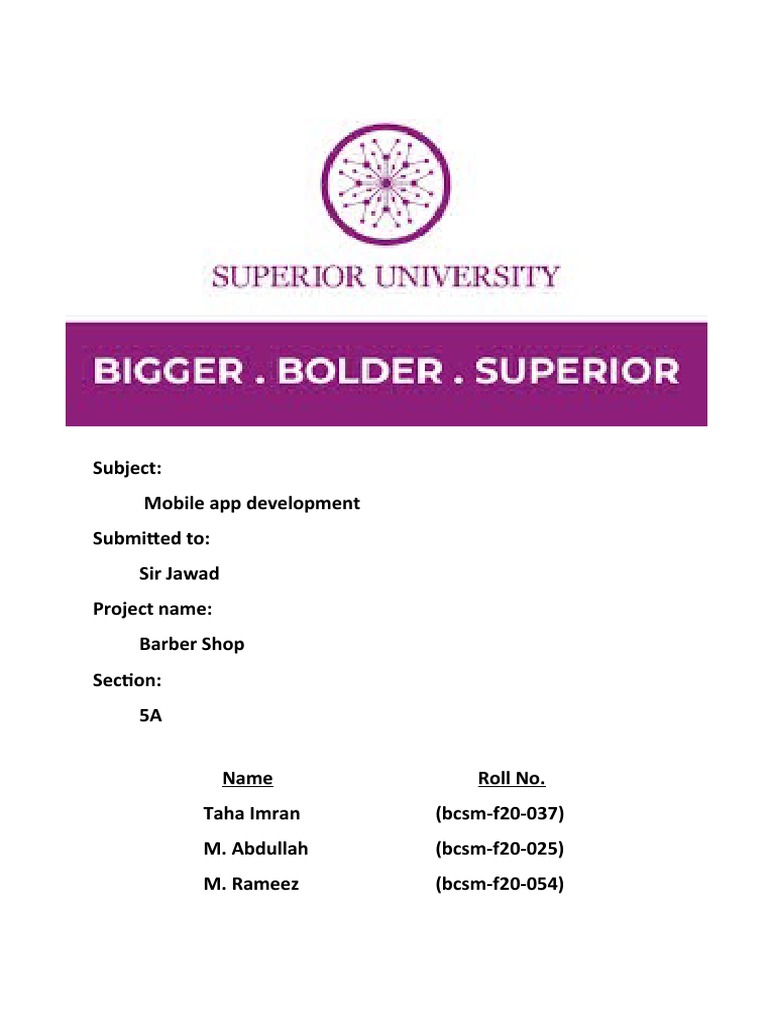 Barber Shop (Proposal) | PDF