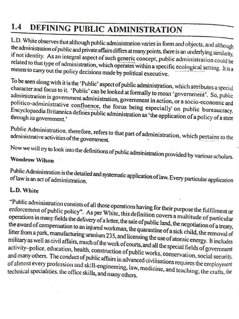 Public Administration | PDF