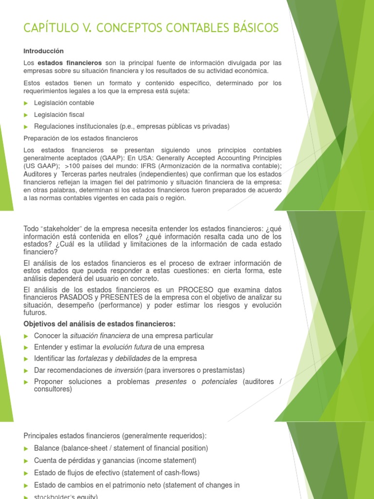 Conceptos Contables Básicos | PDF | Estado financiero | Flujo de efectivo