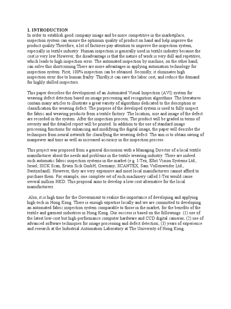 4 Point System | Download Free PDF | Automation | Textiles