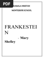 Annotations for Frankenstein: Chapters 1-3 | PDF | Frankenstein