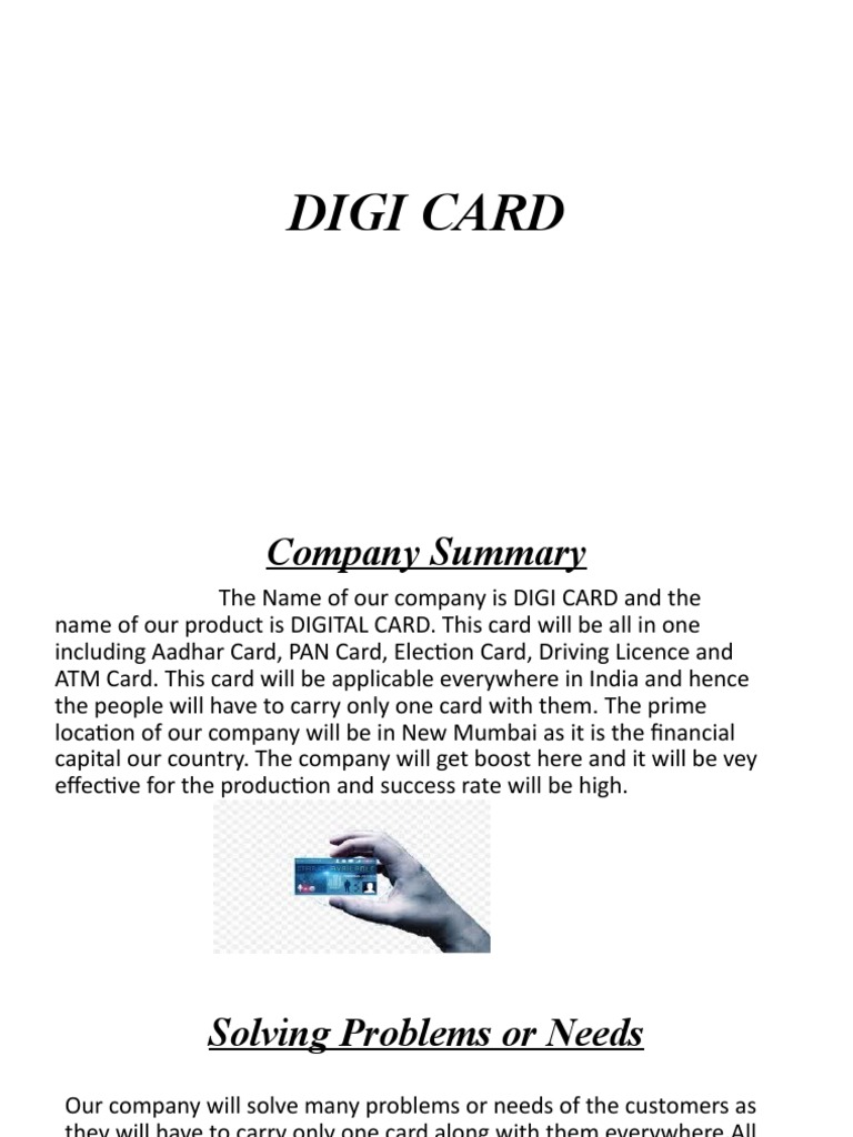 Digi Card Yash | PDF