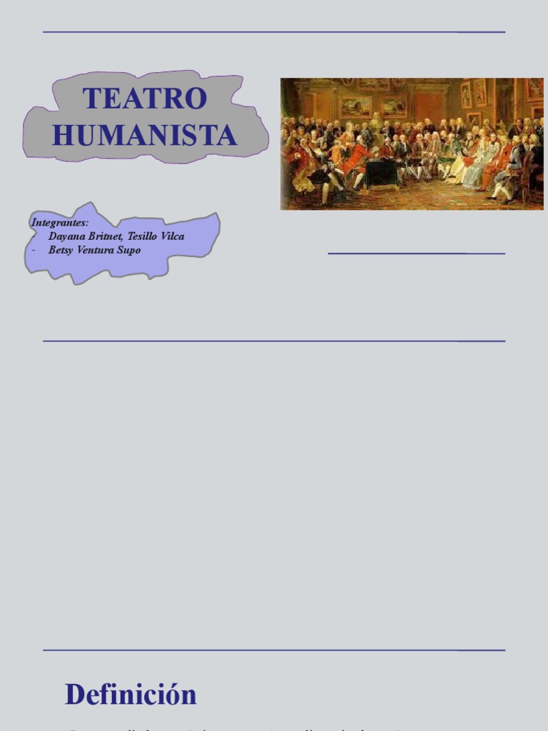 Teatro Humanista Bety | PDF