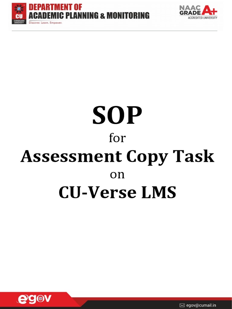 SOP For Copy of Assessment Folder | PDF | Software Development | Computing