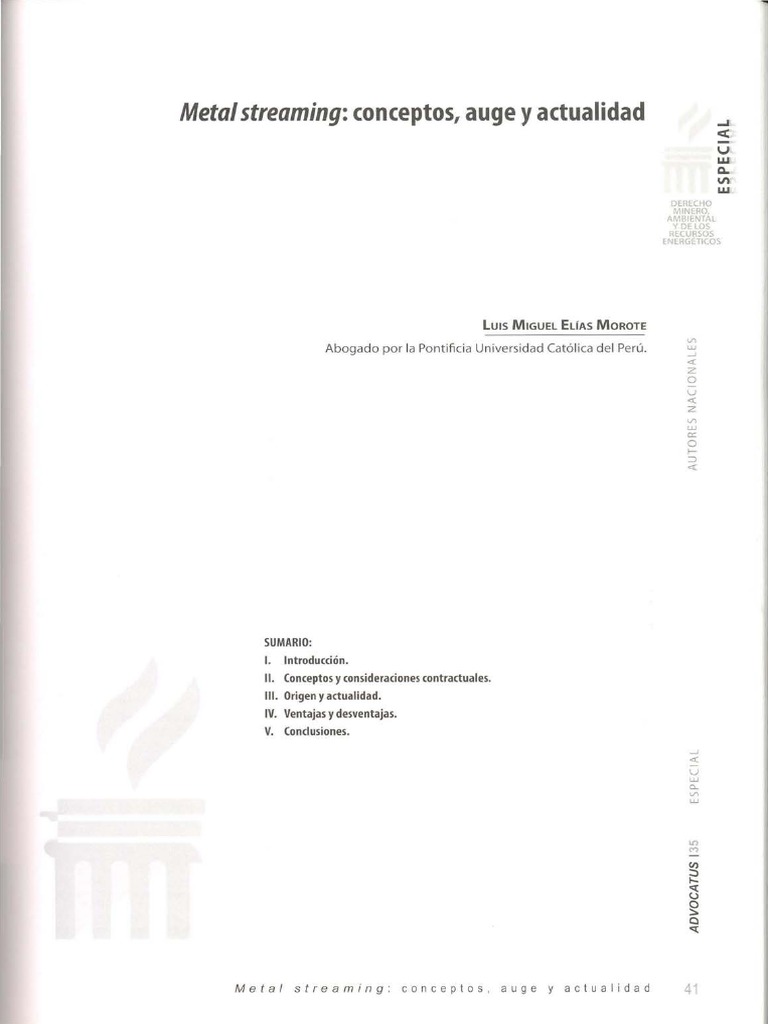 ADV Metal Streaming | PDF | Minería | Business