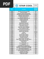 Star Cool Parts List | PDF | Tools | Manufactured Goods