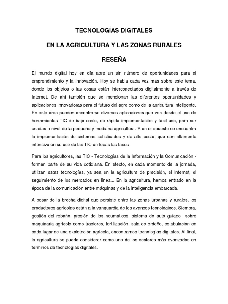 Las tecnologías digitales abren oportunidades para mejorar la ...