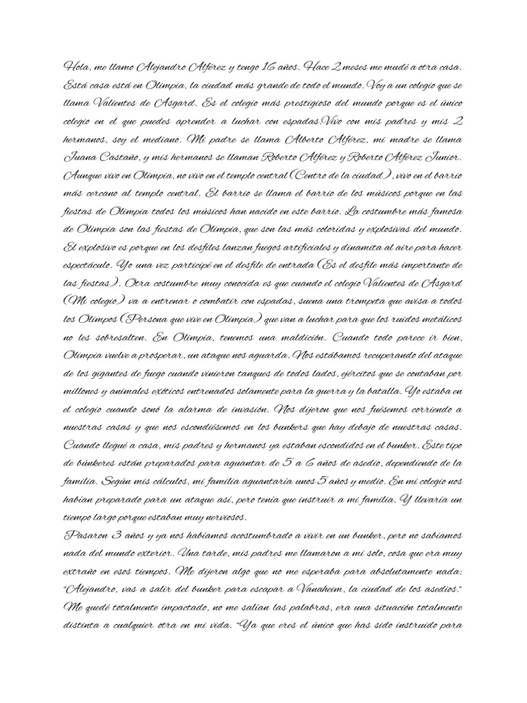 El Texto de Las 1000 Palabras | PDF