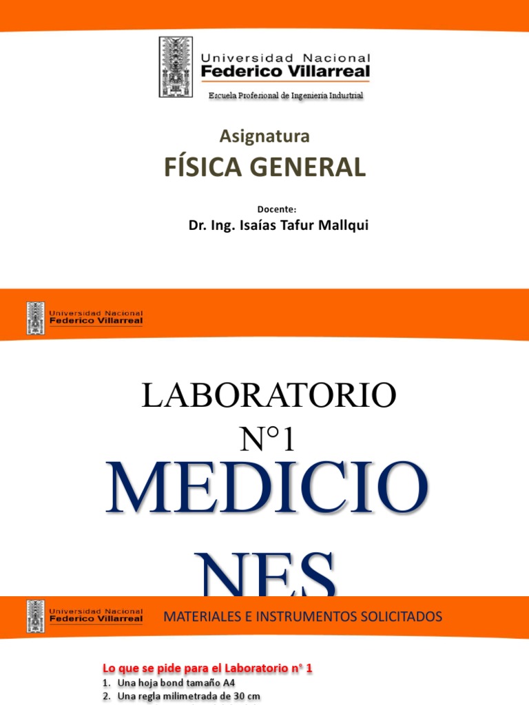 Sesión 2B Experimento I Mediciones (13) OK | PDF | Medición | Laboratorios
