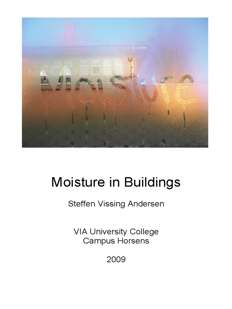 Moisture in Buildings Guide | PDF | Humidity | Water Vapor
