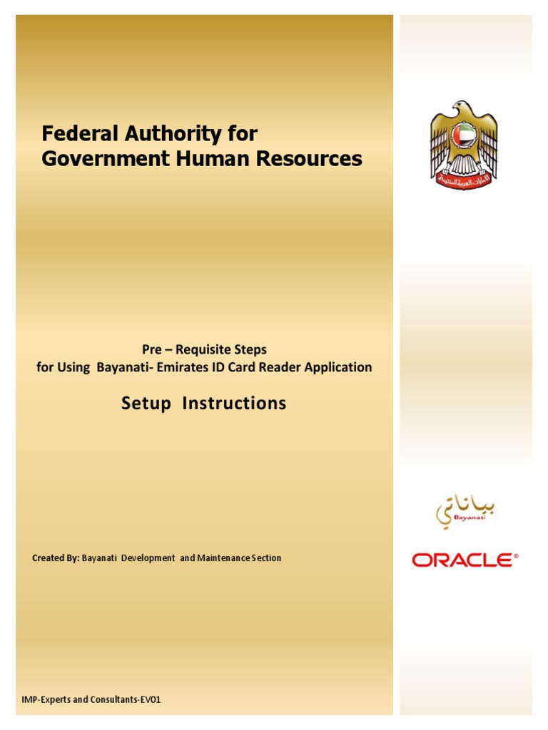 Federal Authority For Government Human Resources: Setup Instructions ...