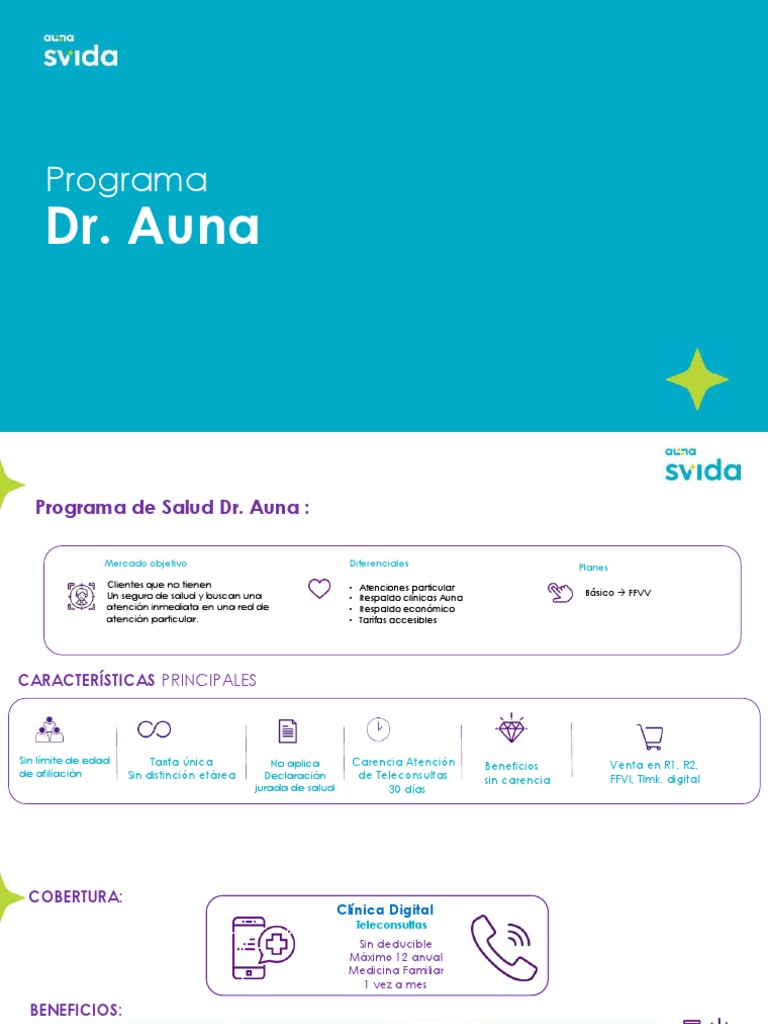 Brochure Dr. Auna | PDF | Ciencias de la Salud