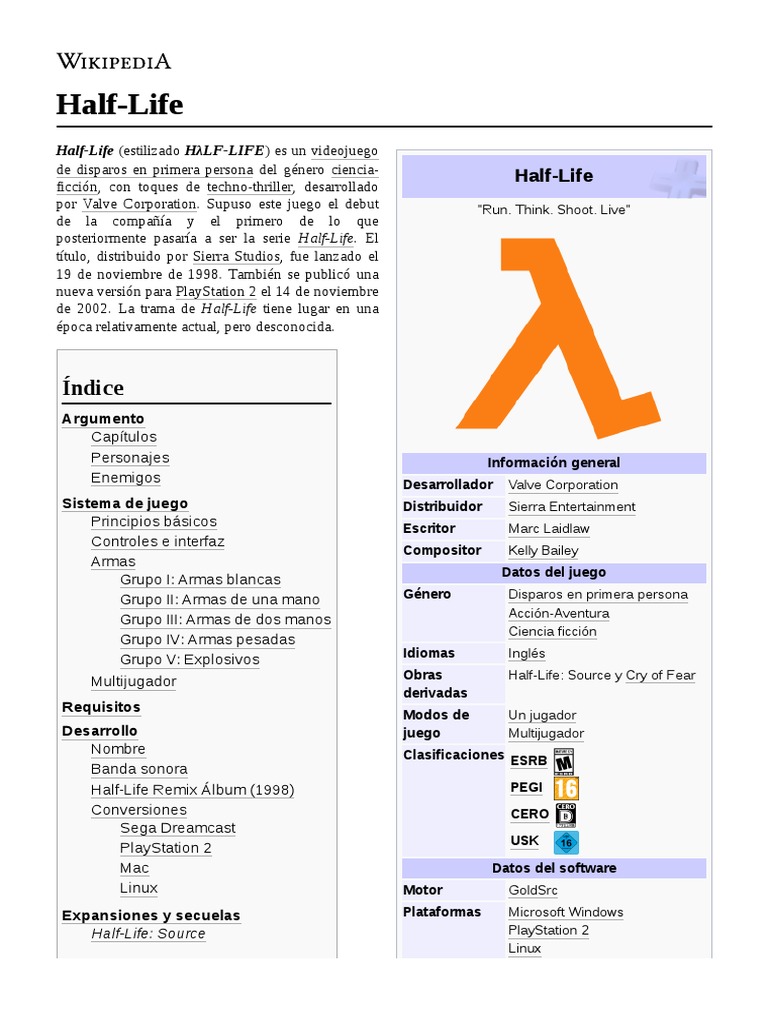 Half-Life | PDF